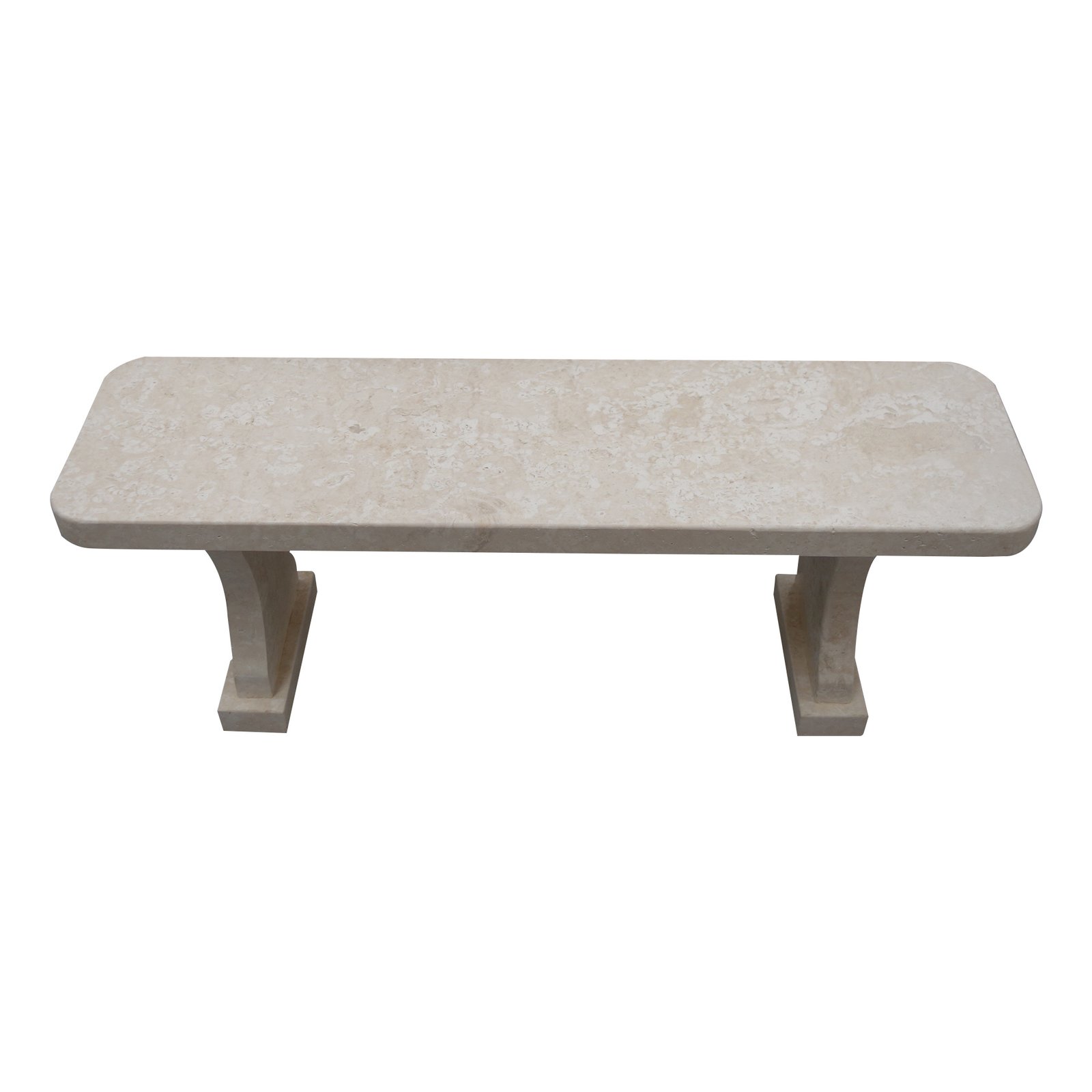 White Limestone Garden Bench - Coping Stones Massive Sale