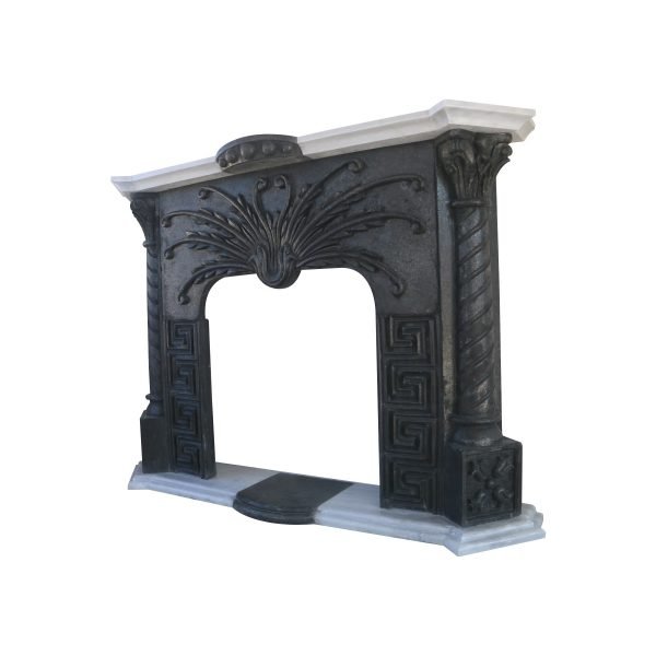 Black Basalt Fireplace Surround - Coping Stones